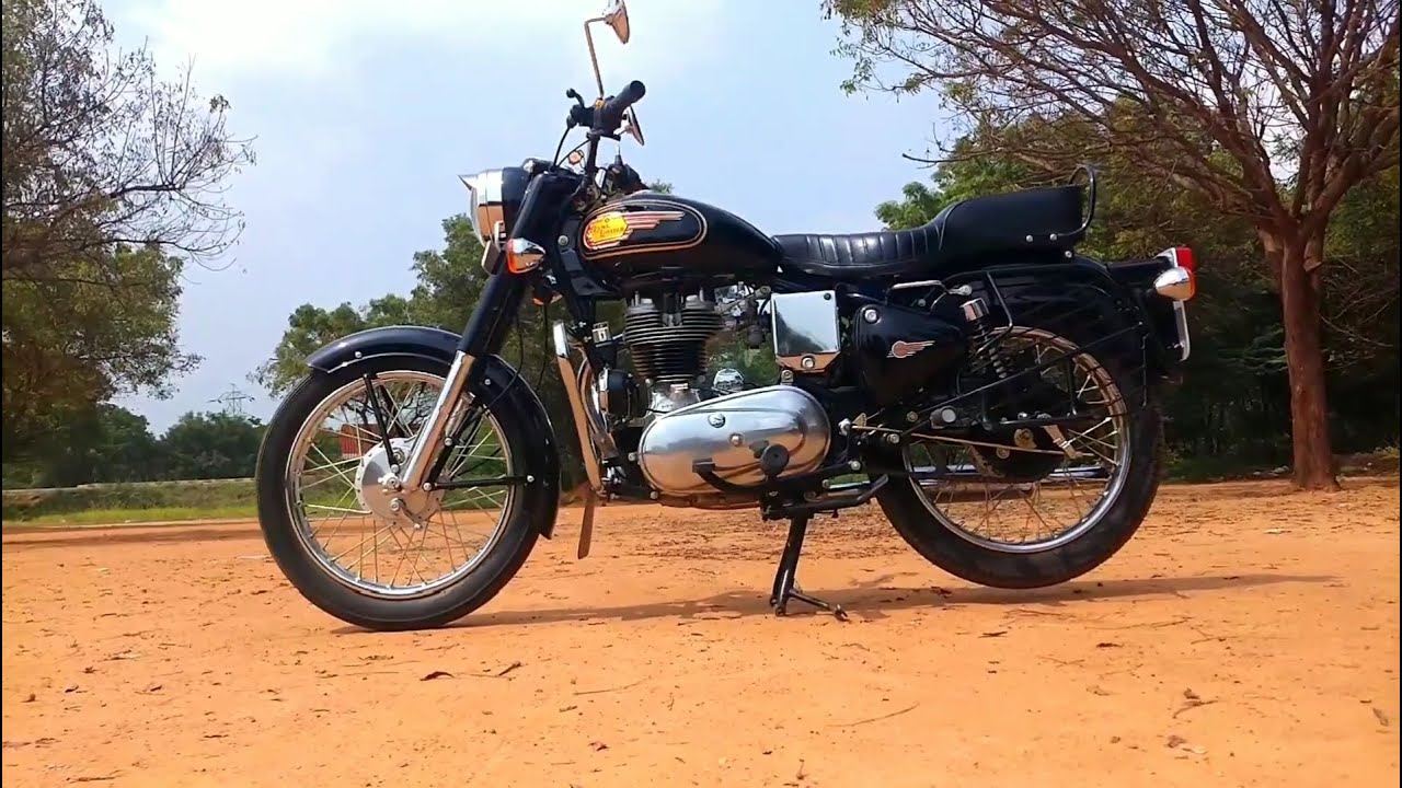 Restored 1993 Model Old Royal Enfield Bullet 350 Detailed Review - YouTube