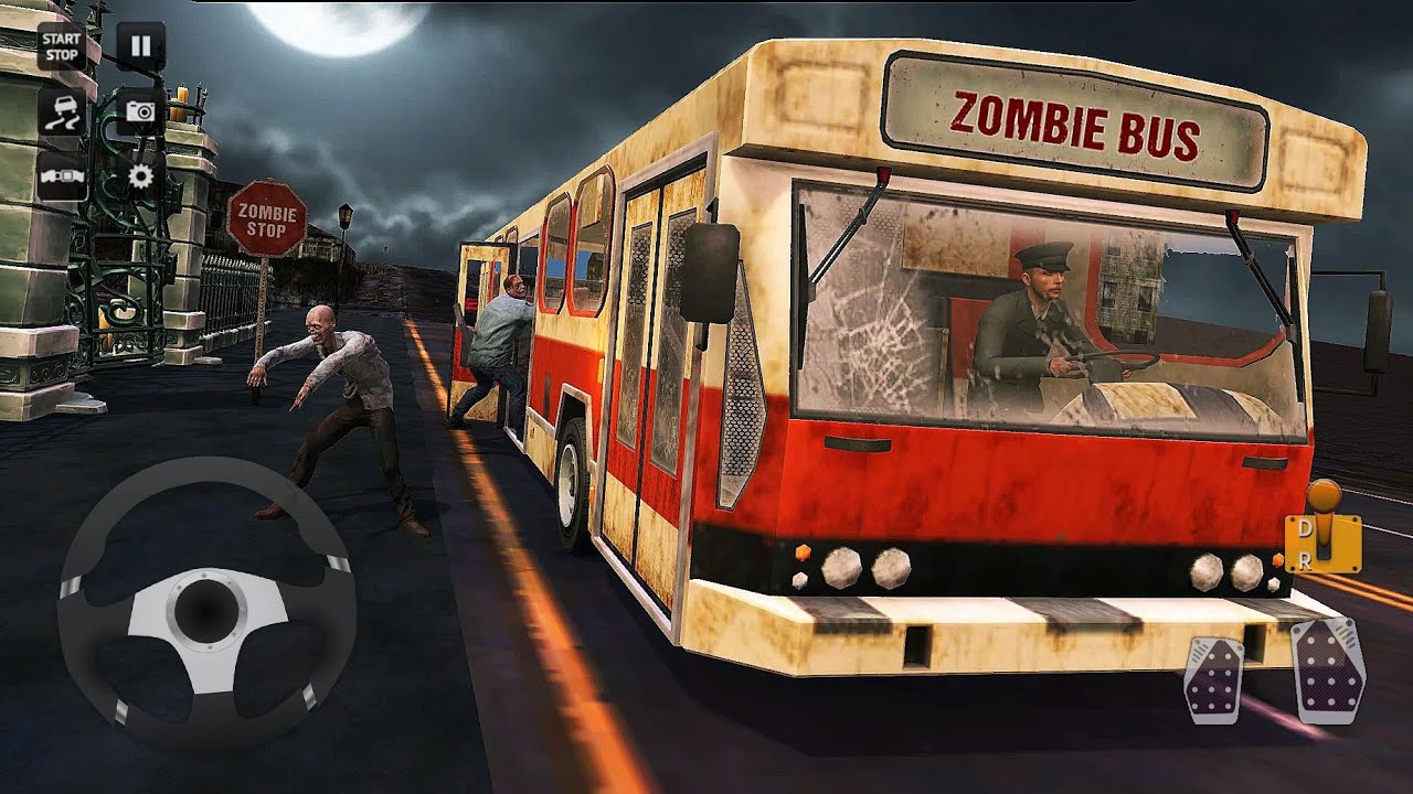 Zombi Otobüs Oyunu Simülatörü - Zombie City Bus Driver vs Zombies Games ...