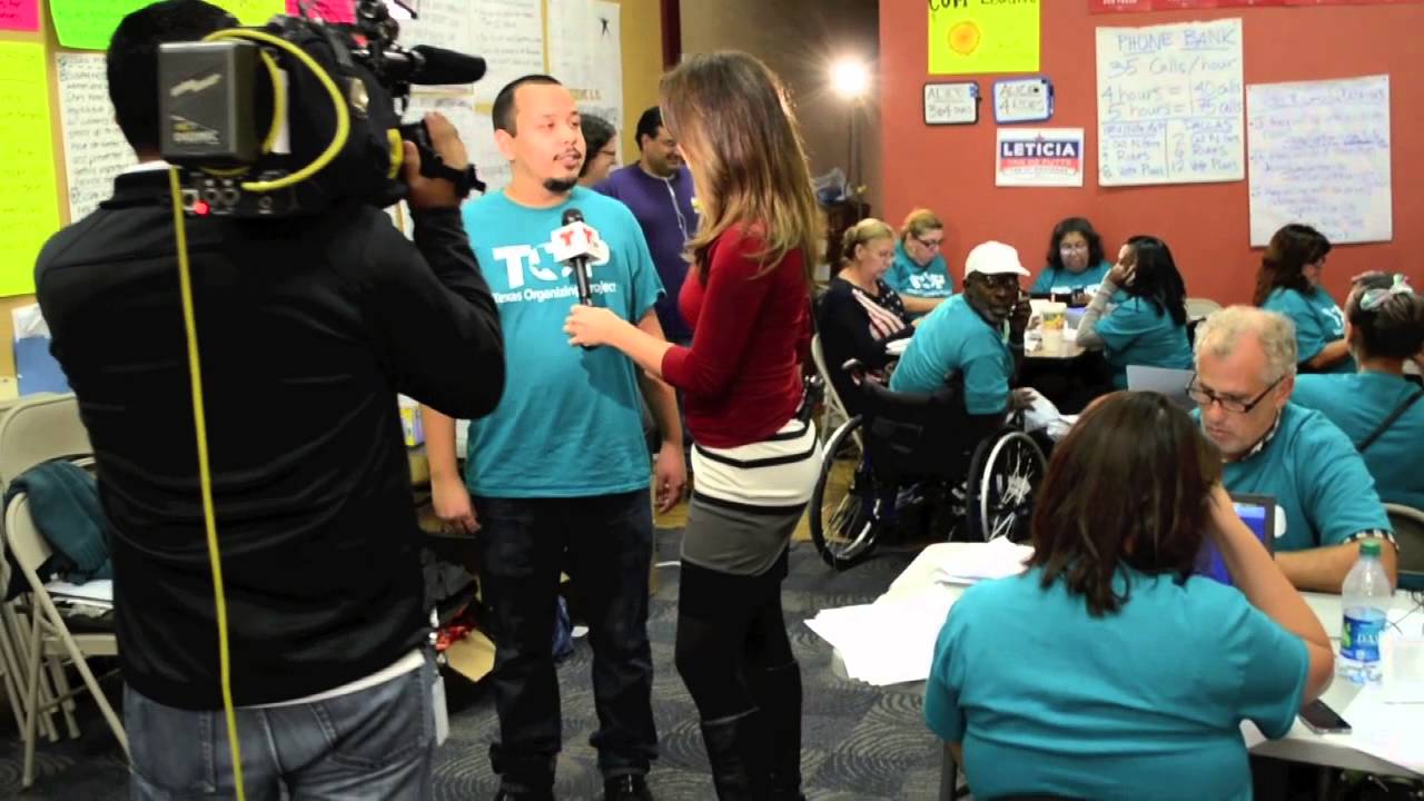 Texas Organizing Project - Election Day 2014 in Dallas County - YouTube