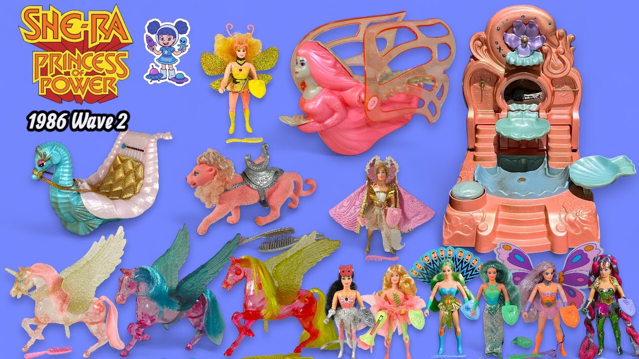 She Ra and the Princess of Power Toys 1986 Wave 2 - YouTube