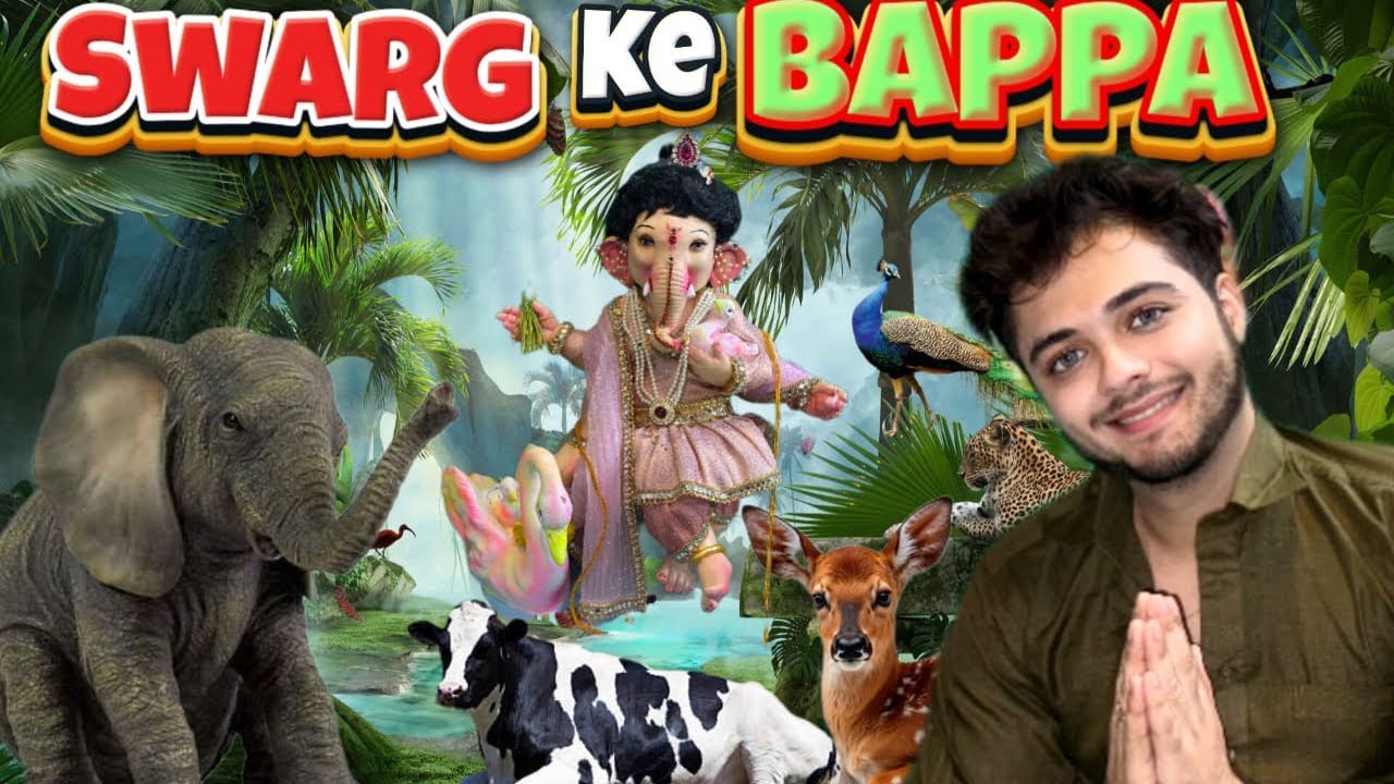 Ye maine kya bana diya 😍🙏 | Swarg theme Ganpati Decoration 2025 ♥️ ...