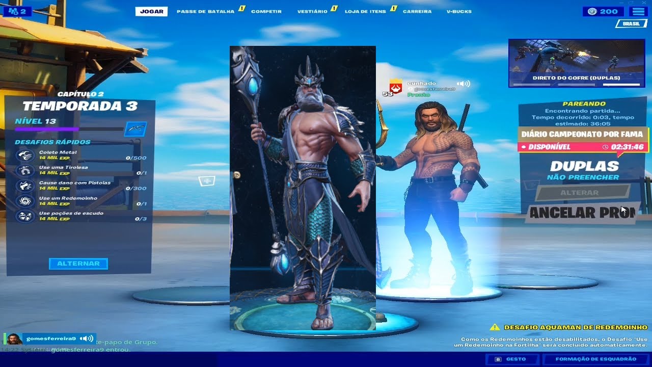 Fortnite - Skin Aquaman ou Poseidon? - YouTube