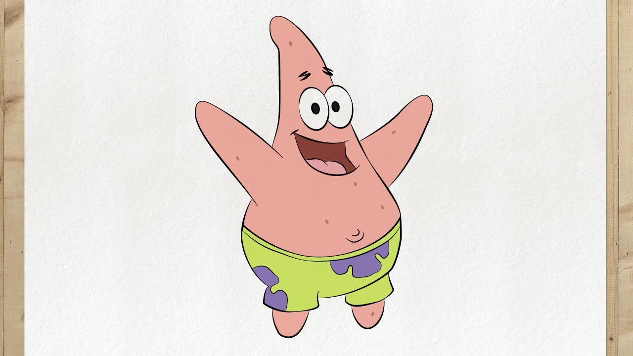 Wie zeichnet man PATRICK STERN 🌟 - SpongeBob Schwammkopf Tutorial ...