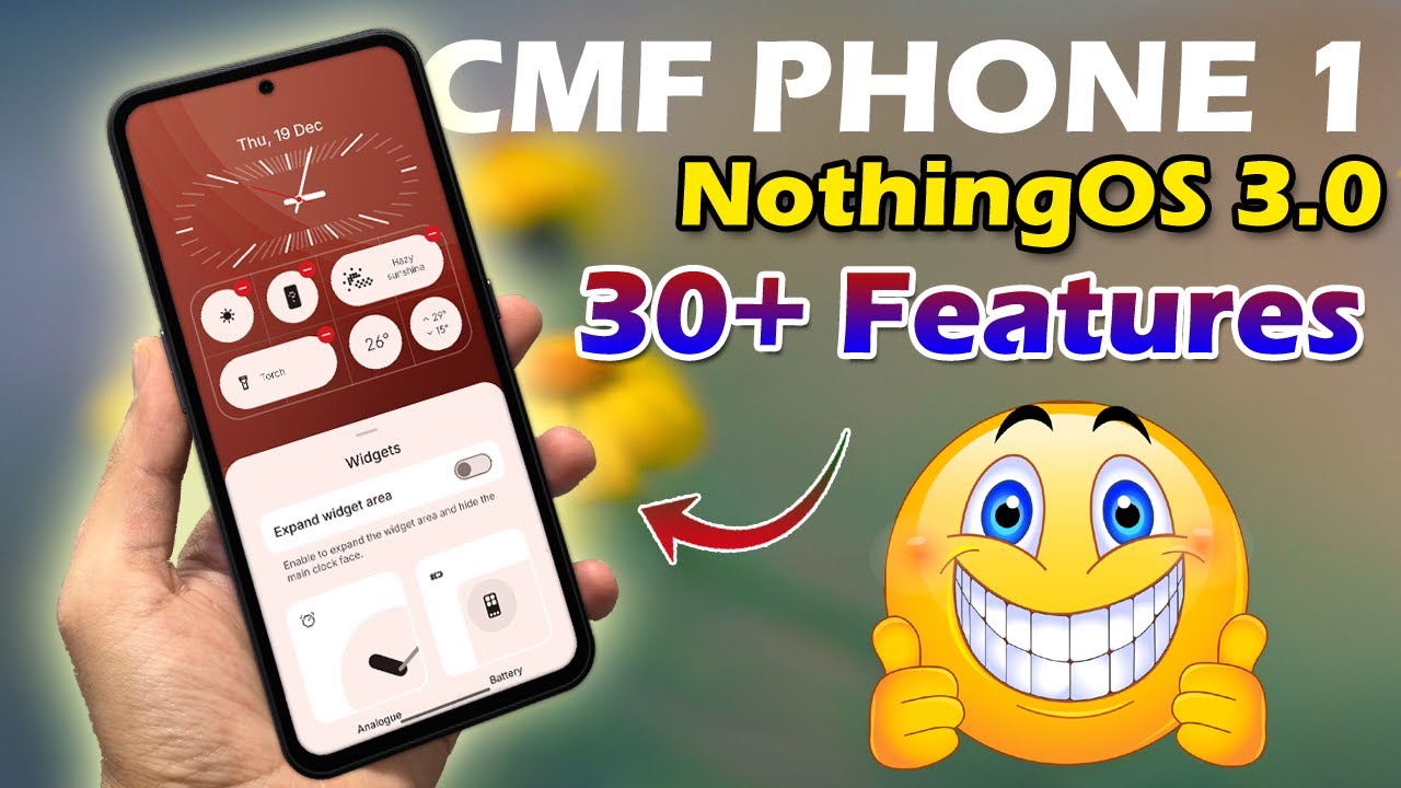 CMF Phone 1 : Nothing OS 3.0 Open Beta 1 Full Changelog & Review | 30 ...