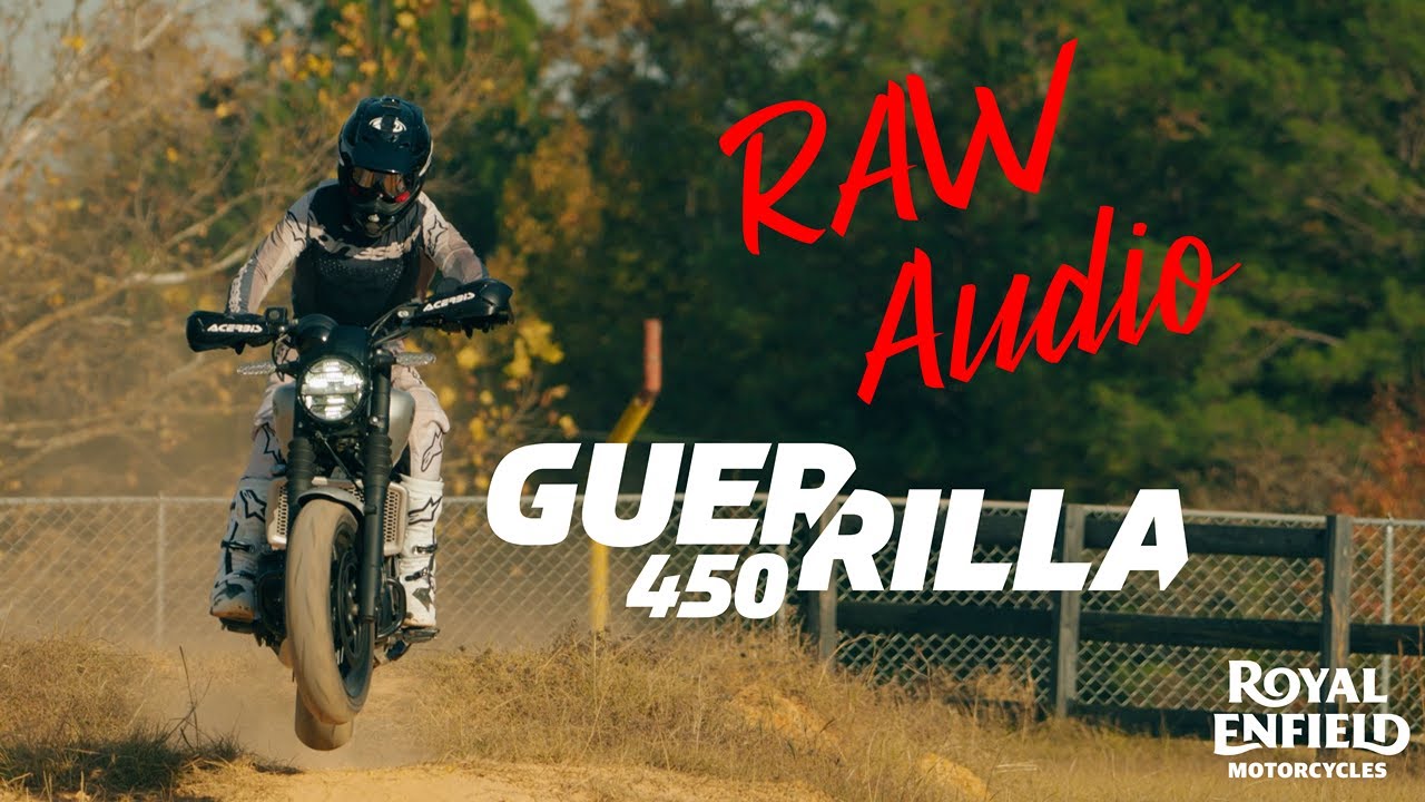 Guerrilla 450 RAW Audio | Pro Rider Sliding, Backing It In, Full Send ...