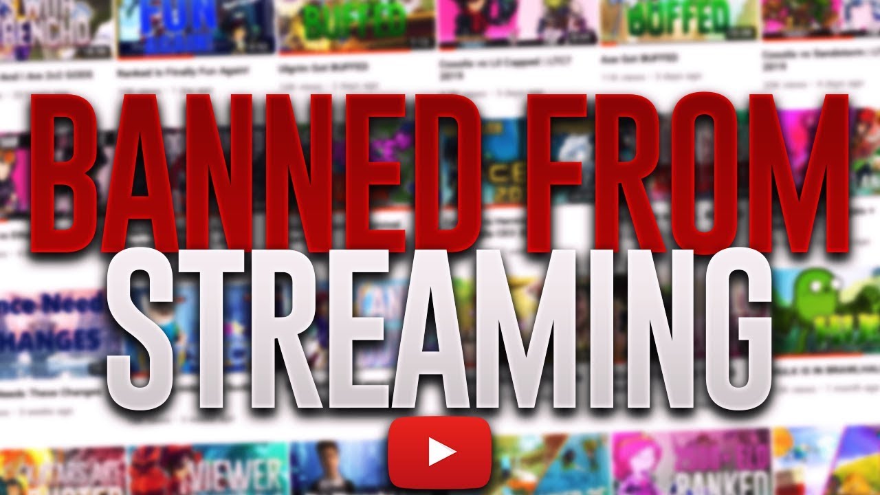 I Am Banned From Streaming... - YouTube