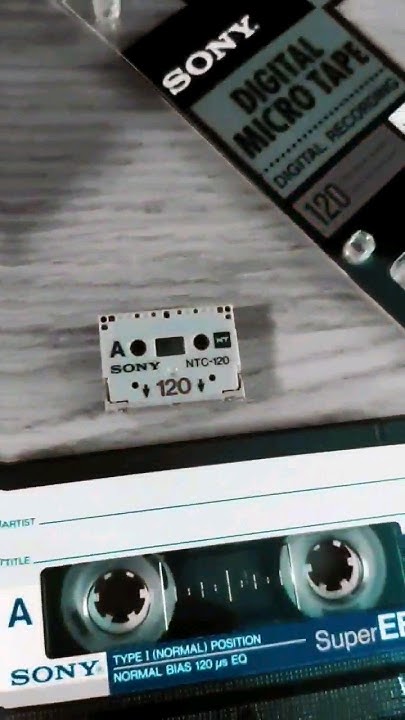 Самая маленькая в мире кассета 1992 год Sony nt ntc120 #sony #video ...