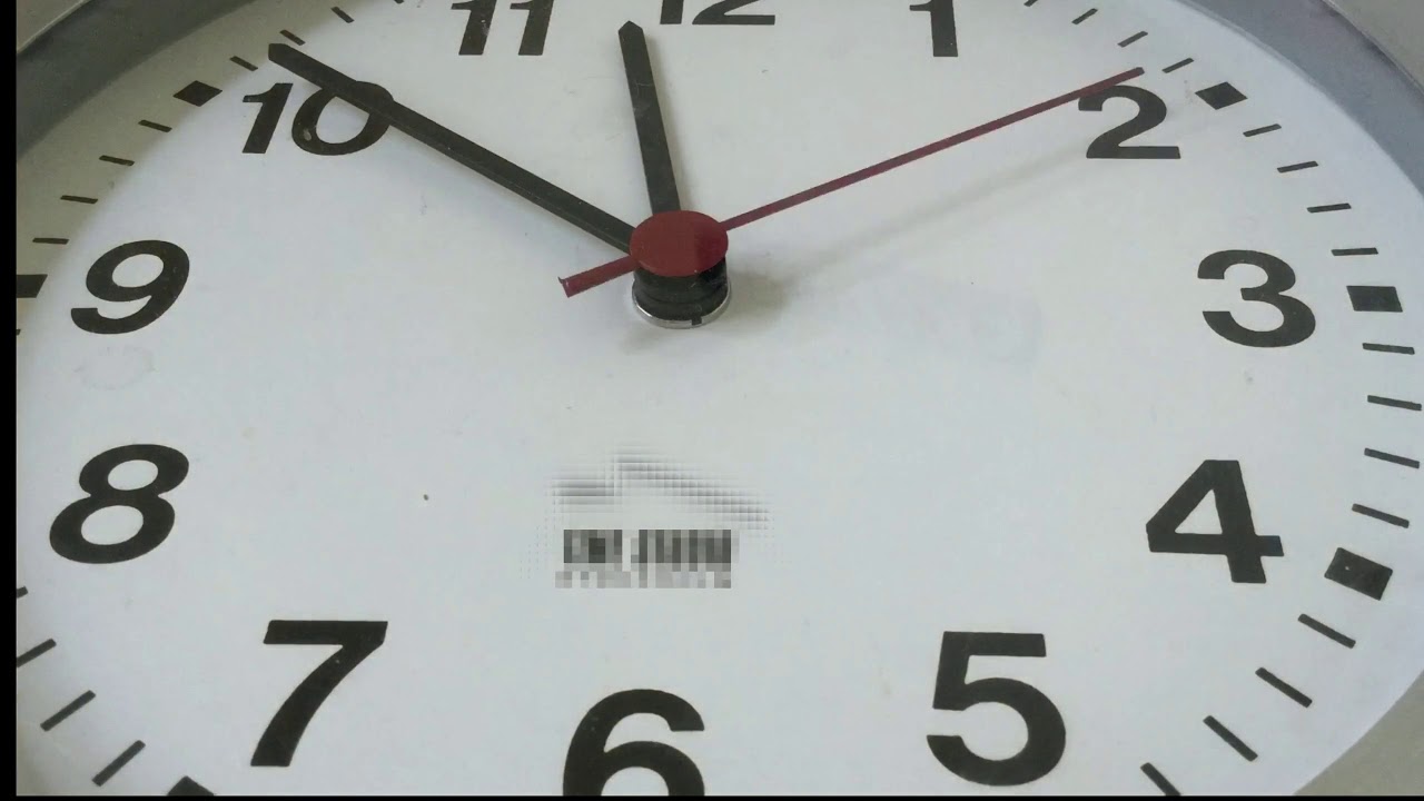 Clock time-lapse. - YouTube