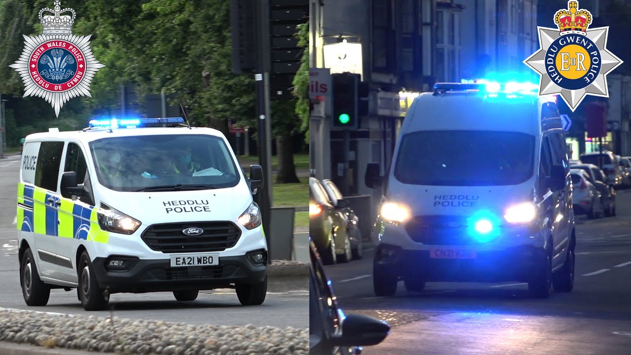[BRAND NEW 2021 Vans] South Wales + Gwent Police Transits Responding ...