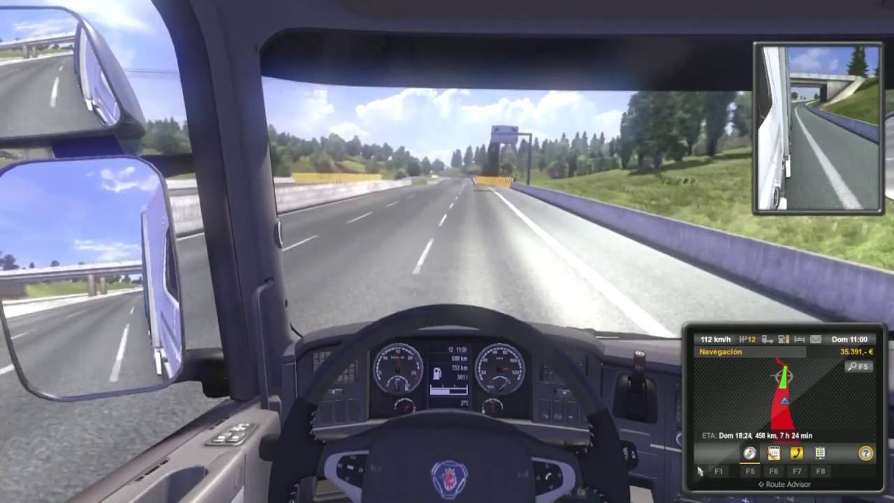 Euro Truck Simulator 2 Gameplay Max Graphics - YouTube