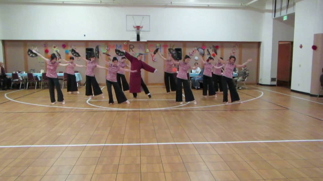 Performance #1 今宵多珍重 San Francisco Chinese Line Dance 三藩市鳳凰飛健舞社 7/24 ...