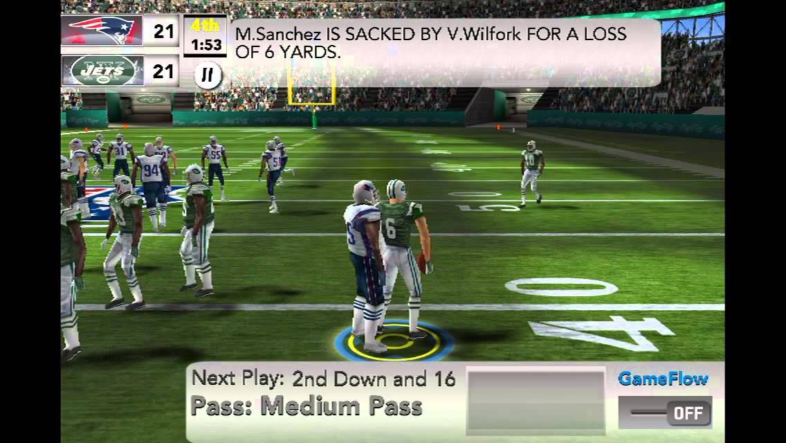 Madden NFL gameplay ipod HD 88) - YouTube
