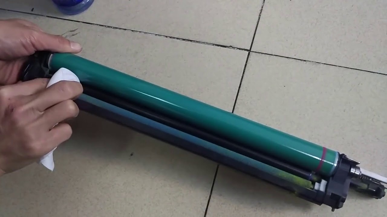 Canon full range copier cleaning drum charging rod - YouTube