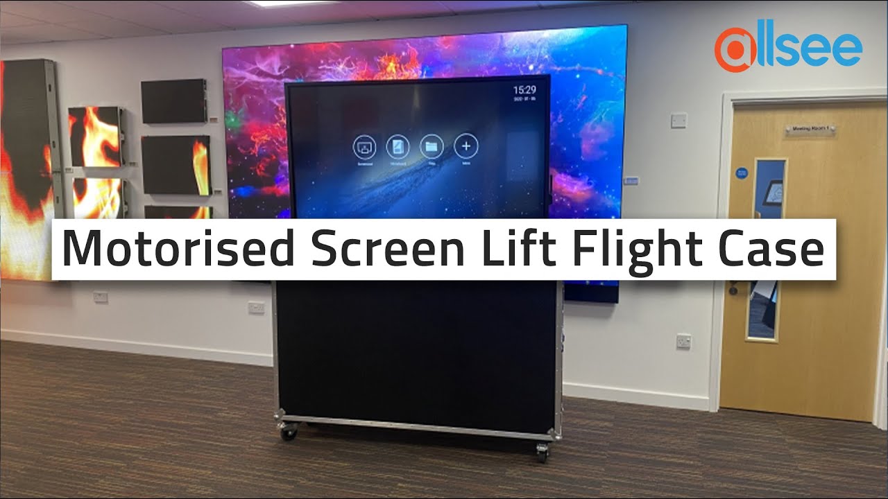 Bring Demos to the Next Level With Our Motorised Screen Lift Flight ...