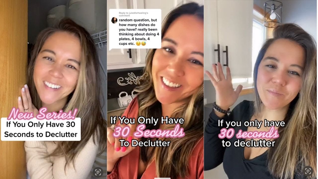 If You Only Have 30 Seconds to Declutter Renee Benes TikTok Compilation ...