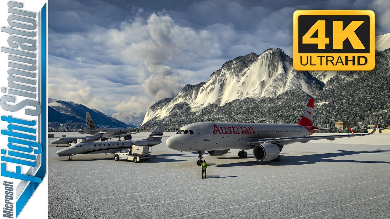 [4K] ULTRA GRAPHICS | SPECTACULAR landing Innsbruck | Xbox series X ...