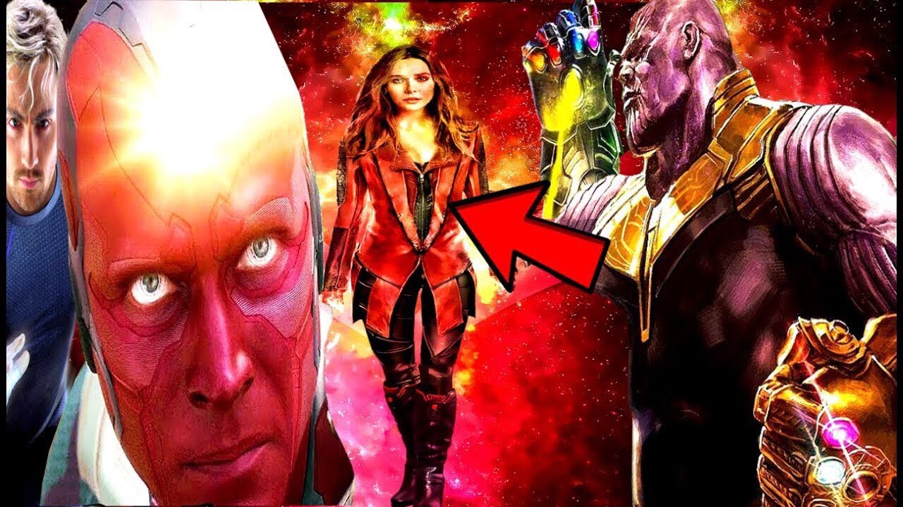 Avengers Infinity War Scarlet Witch Vision Twin Baby Theory REVEALED ...