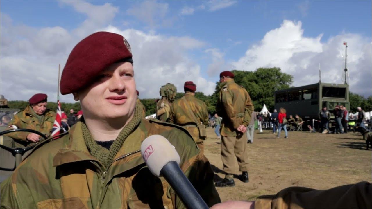 Ede herdenkt operatie Market Garden tijdens Airborne herdenking - YouTube