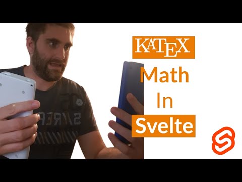 Render Katex with Svelte from zero to hero