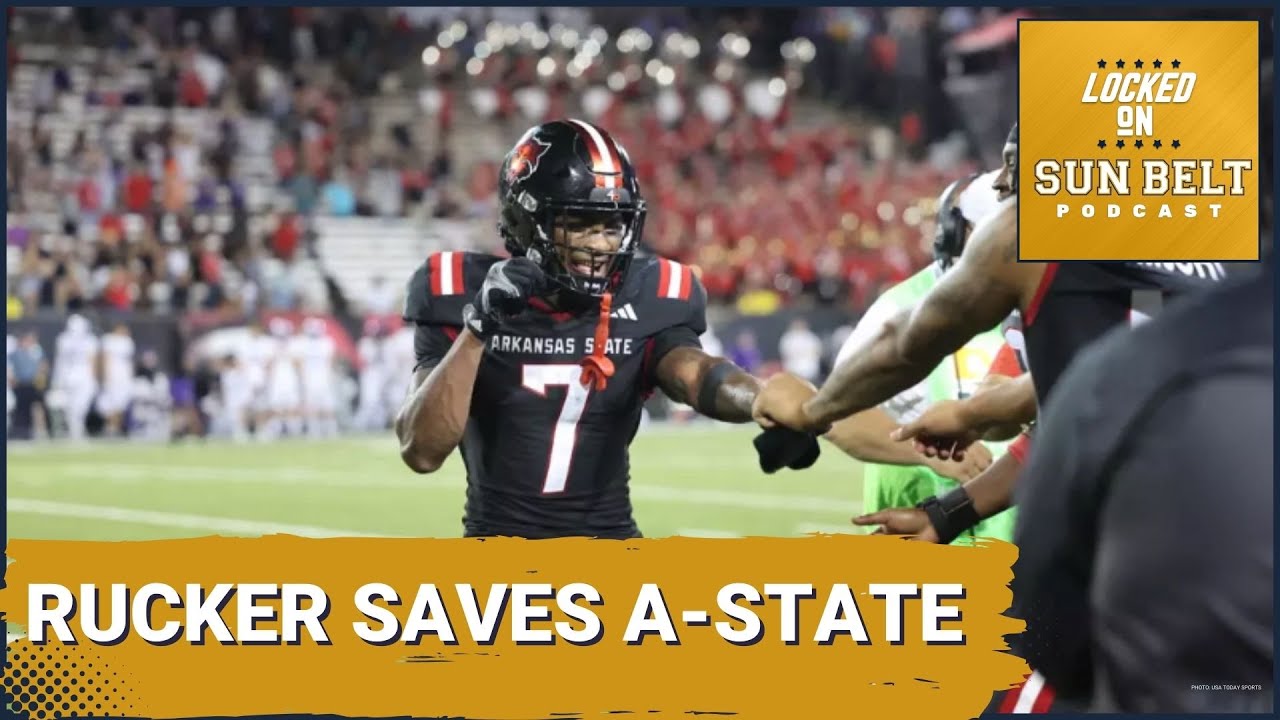 Arkansas State Red Wolves' Corey Rucker Saves the Day with Last-Second ...