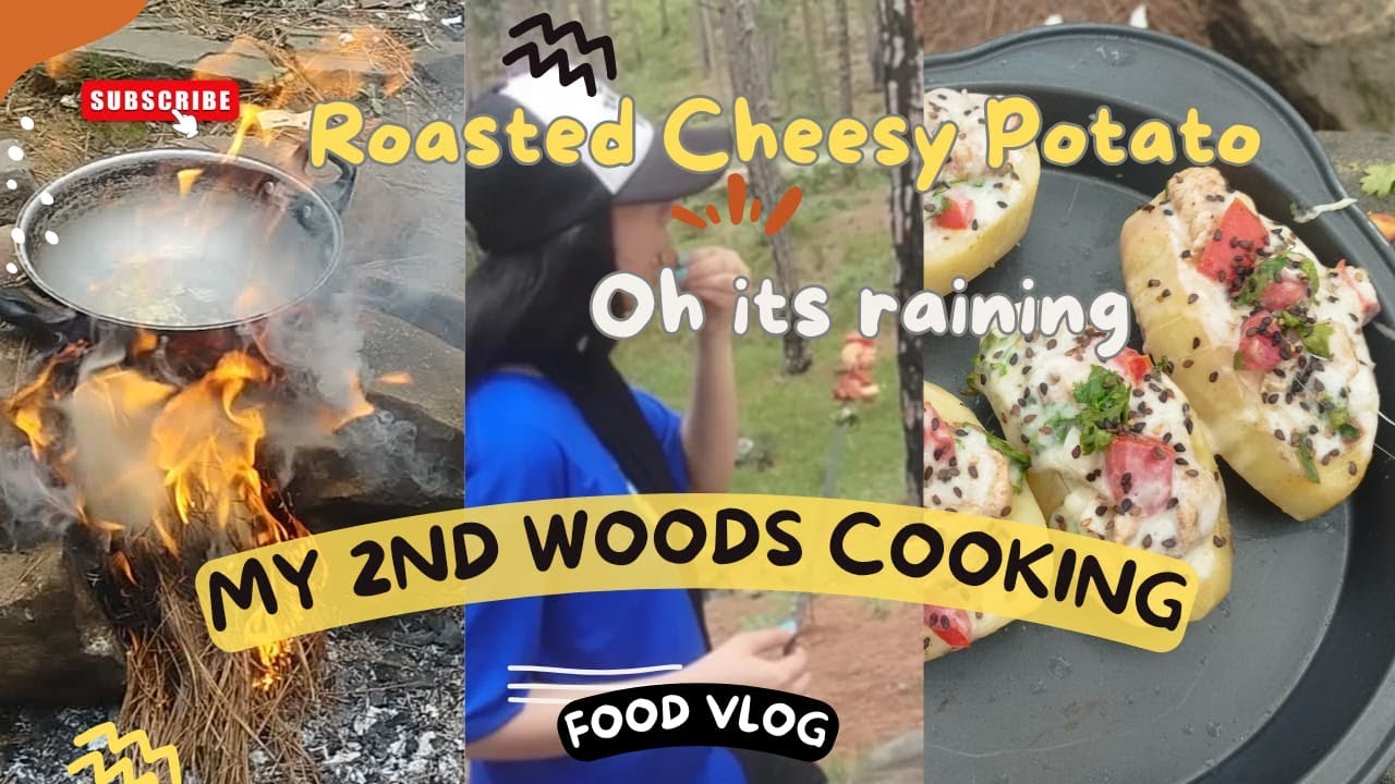 Outdoor Cooking Vlog #2| Village Side Woods Roasted Cheesy Potatoes ...