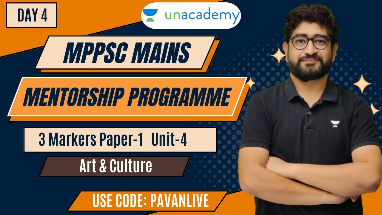 MMP Day 4 Three Marker Paper 1 Unit 4 Art and Culture | MPPSC MAINS ...