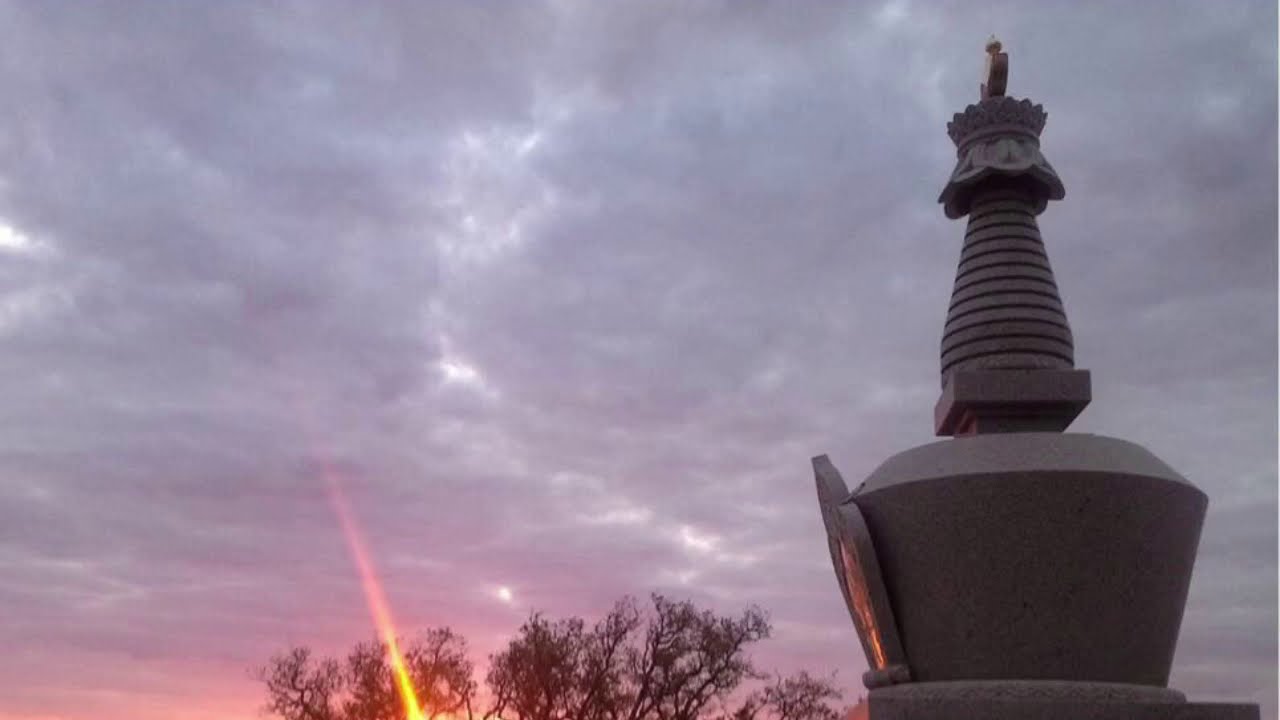 The First Stupa At Portugal - YouTube
