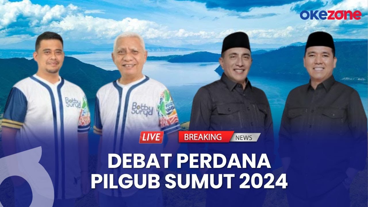 🔴Live - Bobby dan Edy Saling Cecar di Debat Perdana Pilgub Sumatera ...