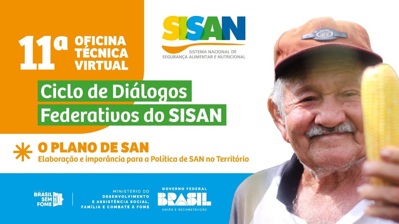 11ª Oficina Técnica Virtual: Ciclo de Diálogos Federativos do SISAN ...