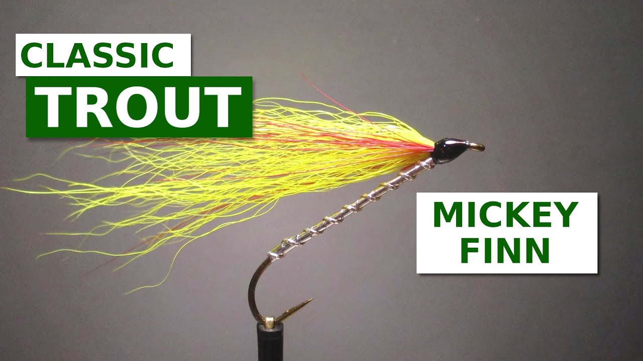 Fly Tying the Mickey Finn (Classic American Streamer Fly Pattern) - YouTube