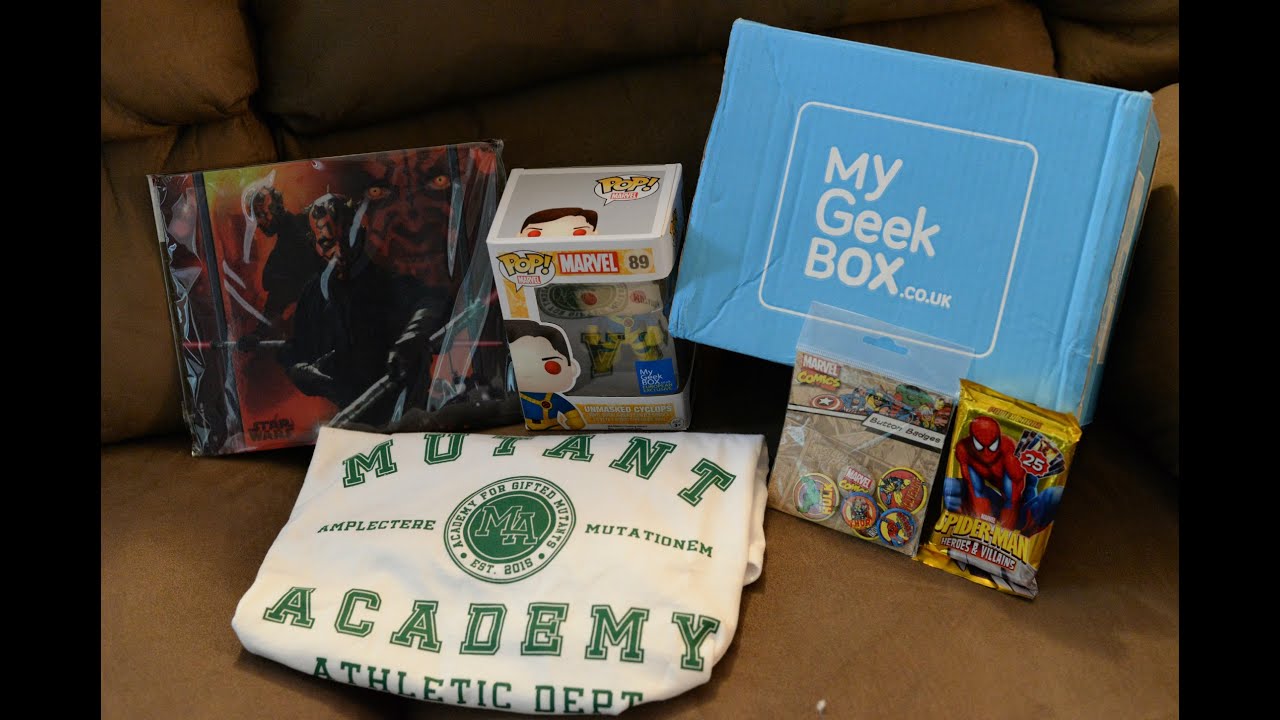 My Geek Box June 2015 Edition Unboxing - YouTube