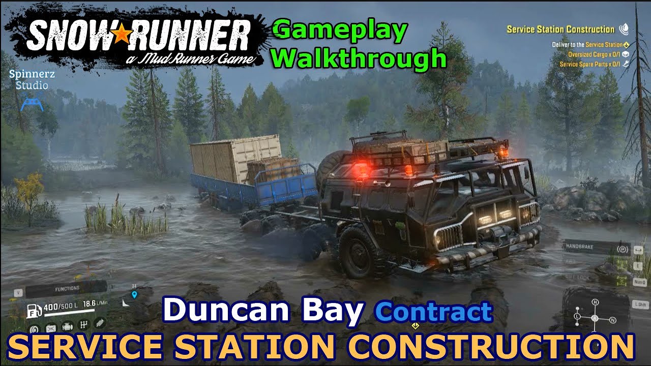 SnowRunner - Service Station Construction | Duncan Bay Contract ...