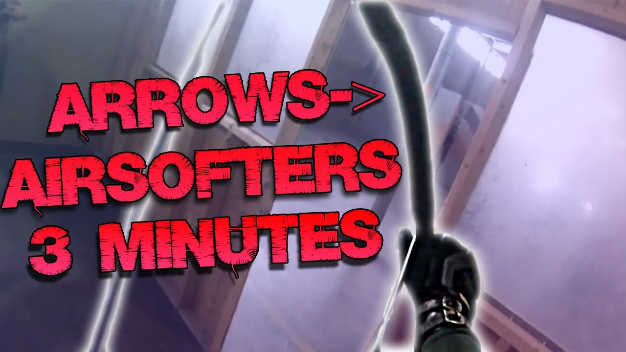 Shooting AIRSOFTERS with Arrows🏹 for 3 minutes straight! Airsoft ...