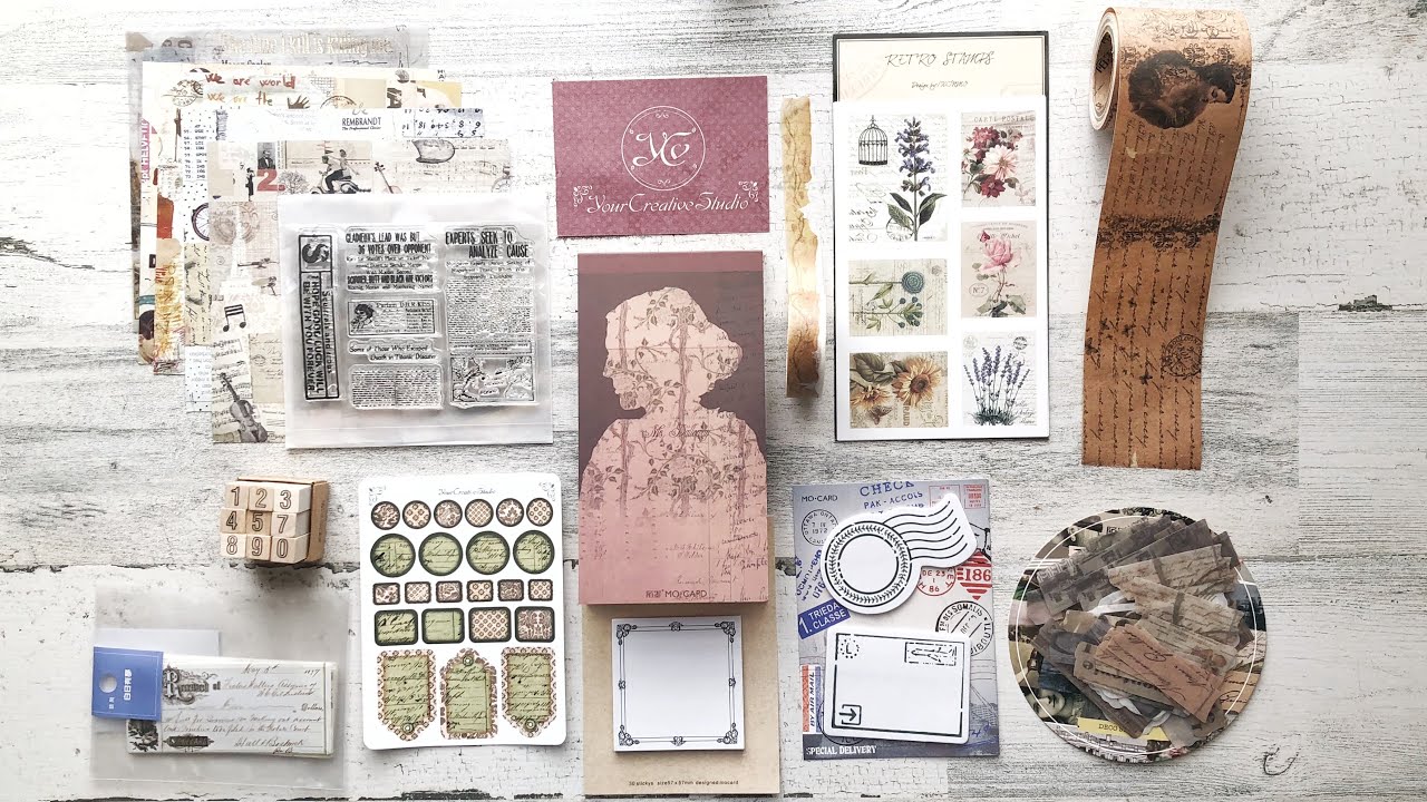Vintage Stationery Kit - Your Creative Studio Unboxing & Mail Art ...