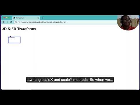 Week 13: CSS Lesson 1 - 2D & 3D Transforms - YouTube