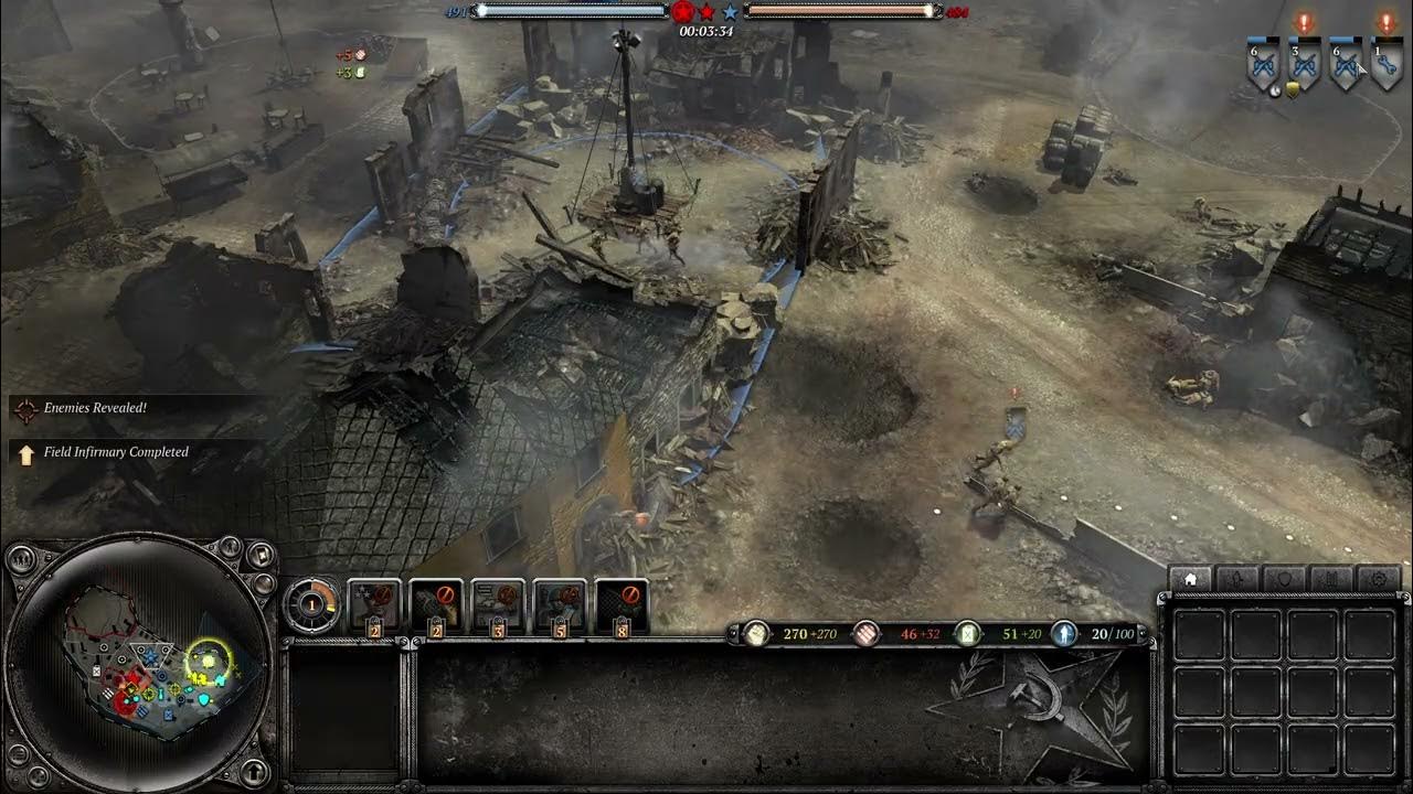 [Company of Heroes 2] 3v3 Ettelbruck Station - YouTube