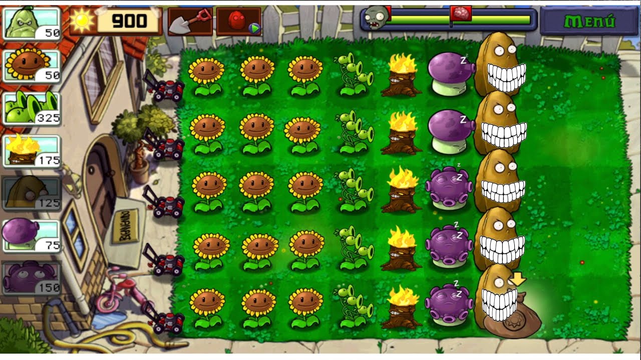 !Plantas vs zombies// La papa con diente’ plantas vs zombies? - YouTube