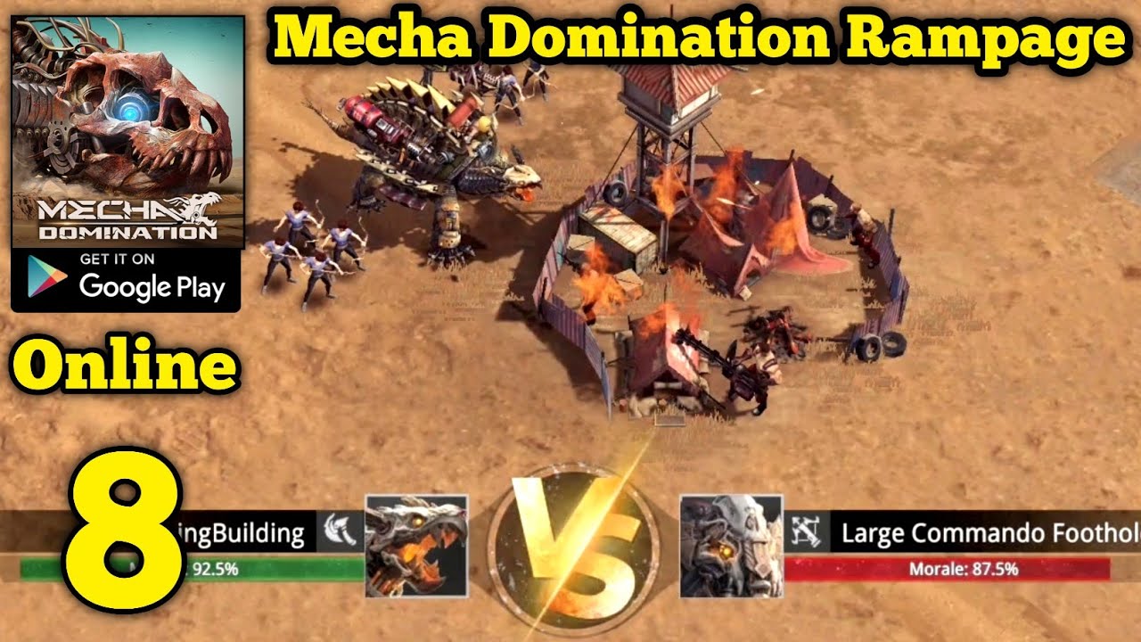 Mecha Domination: Rampage Gameplay Walkthrough Part 8 (Android) - YouTube