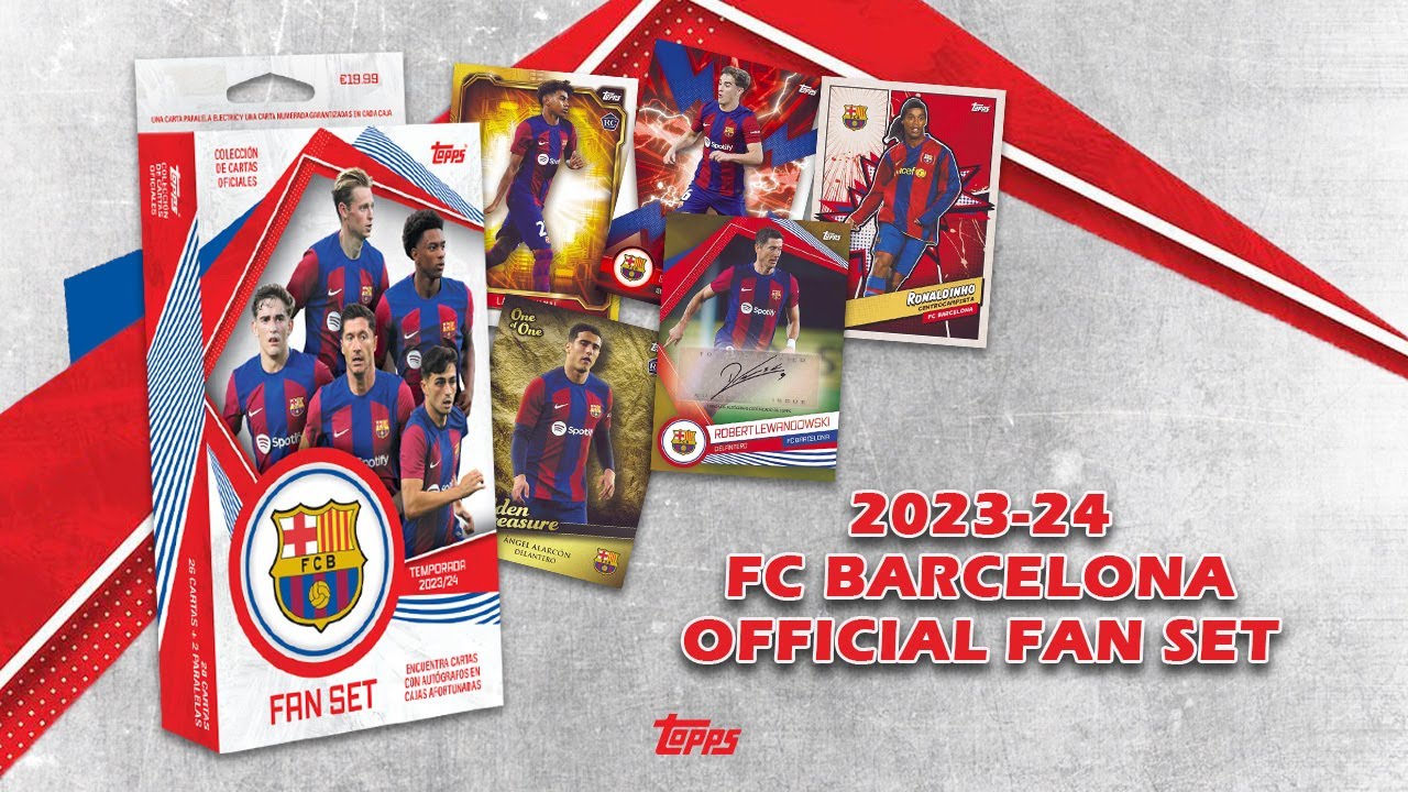 2023-24 TOPPS FC Barcelona Official Fan Set Soccer Cards - YouTube