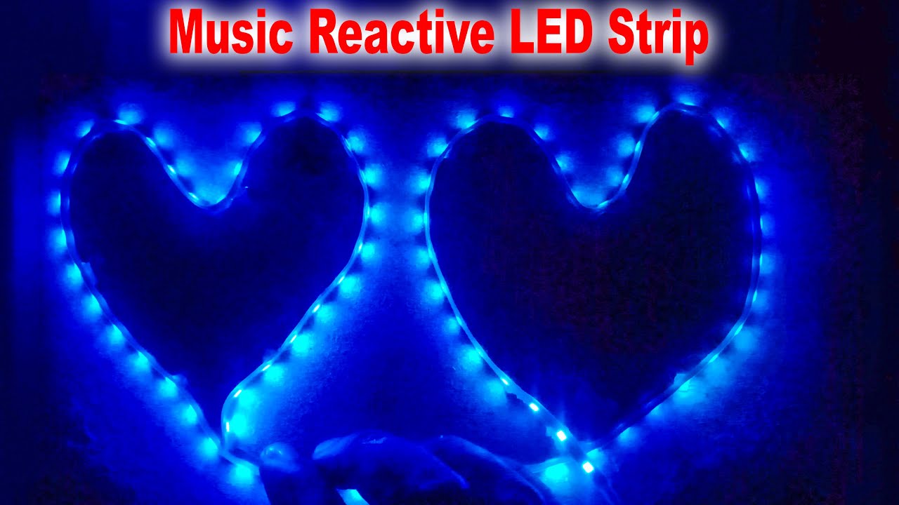 Music Reactive LED Strip || Make Led Strip Music Light Sound Detector ...