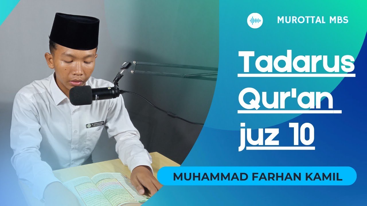 🔴 [LIVE] TADARUS JUZ 10 ( Farhan Kamil ) - YouTube