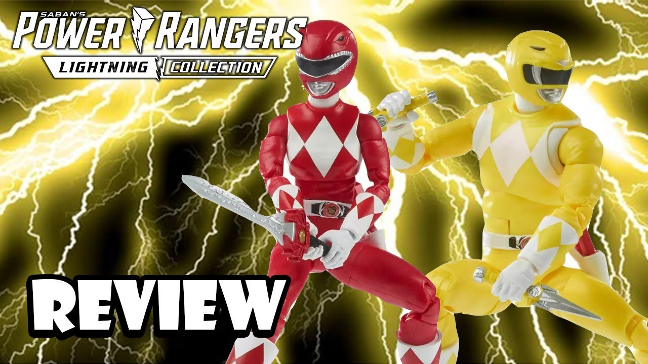 Power Rangers Lightning Collection MMPR Red & Yellow Color Swap Pack ...