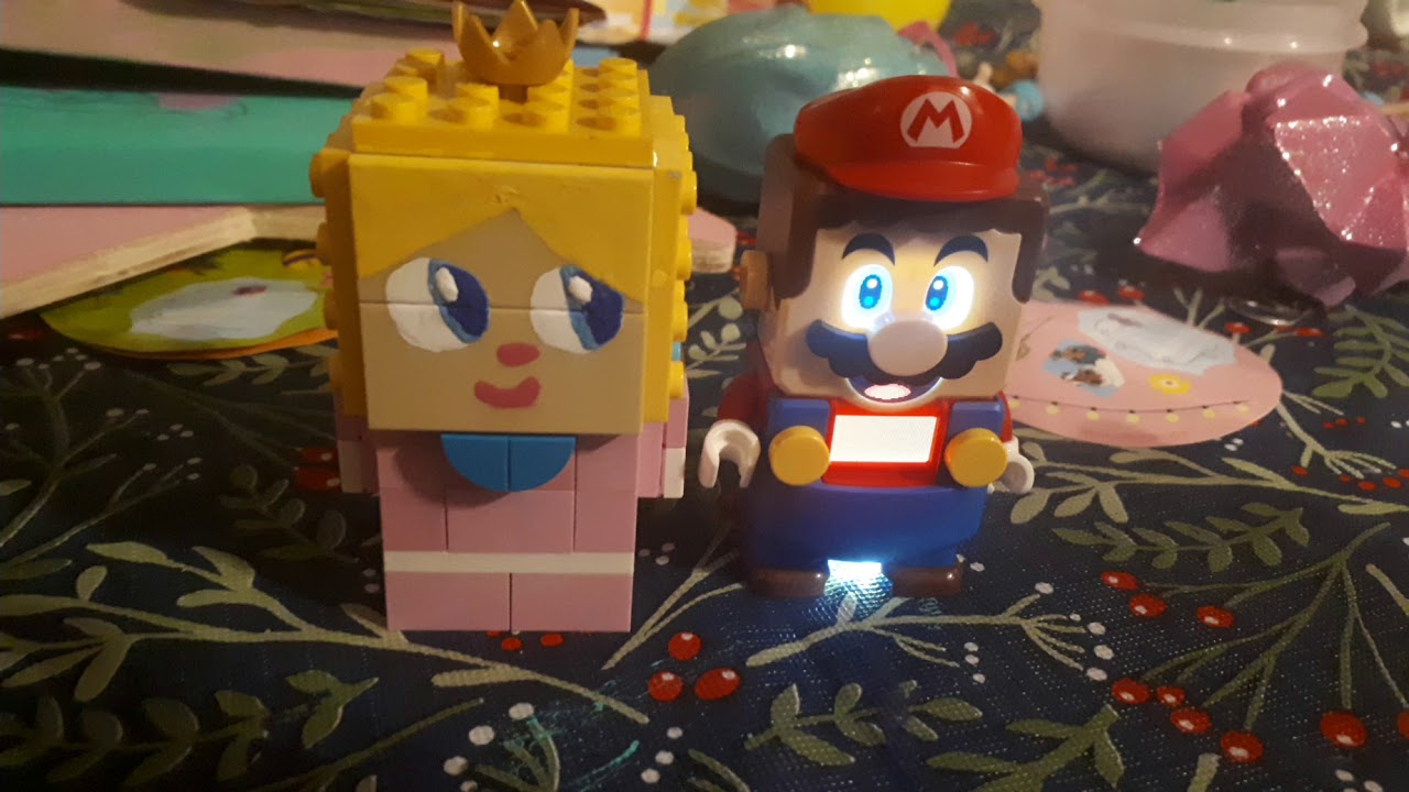 I made a princess peach out of Lego!!!! - YouTube