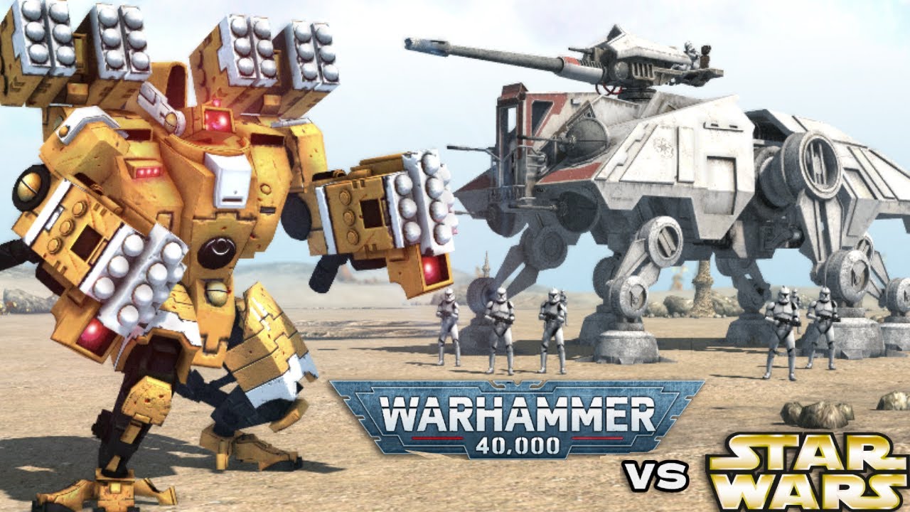 Tau Empire vs Clone Troopers - Warhammer 40K vs Star Wars | Men of War ...