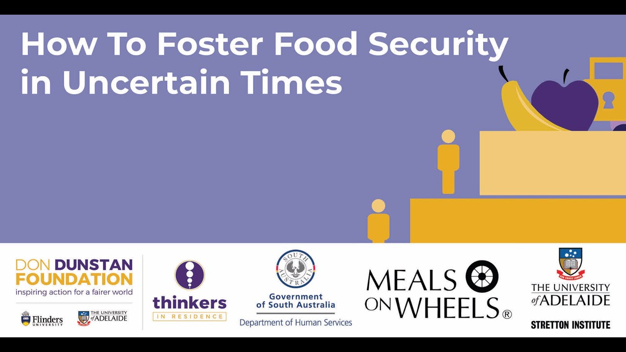 How to Foster Food Security in Uncertain Times (Online Panel Recording ...