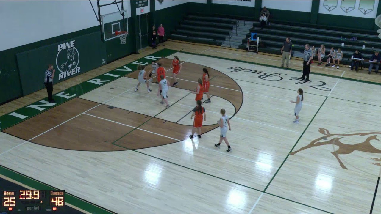 Pine River High Scho vs. Manton middle school Varsity Womens ...