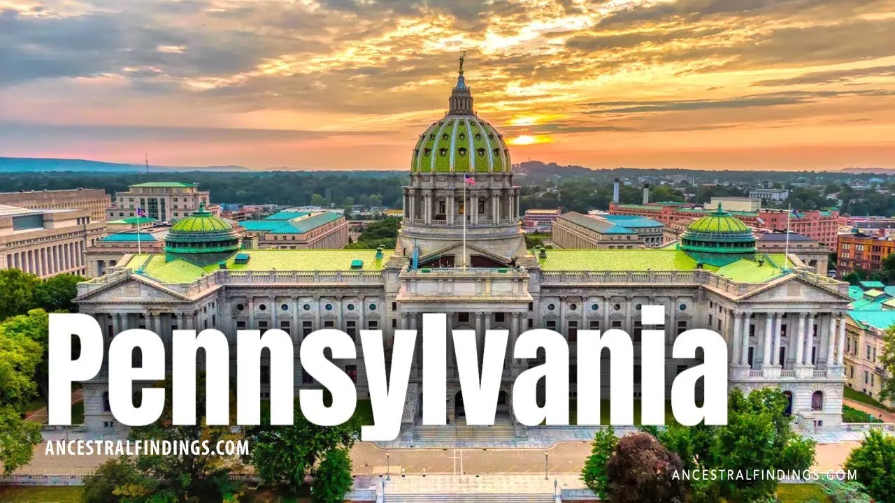 Pennsylvania, Harrisburg: The State Capitals | Ancestral Findings ...