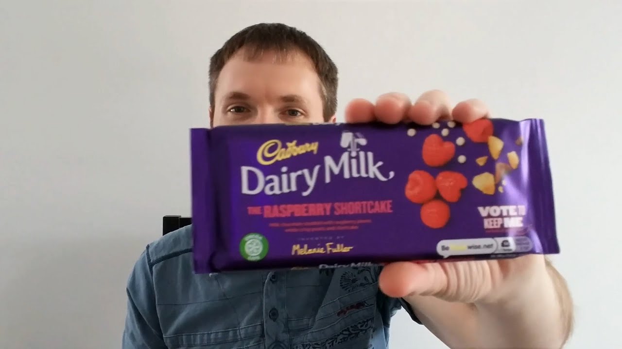 Cadbury's Dairy Milk - The Raspberry Shortcake Review - YouTube