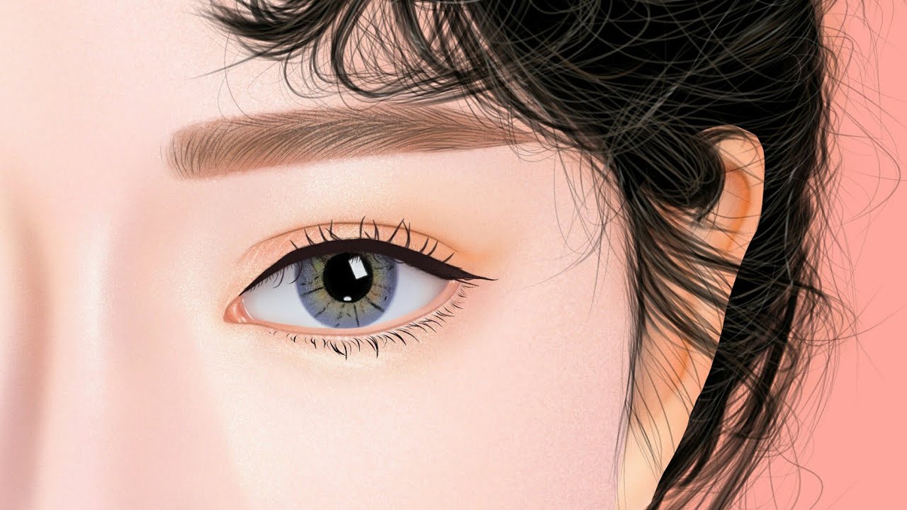 CLOSEUP DIGITAL ARTWORK | Ibispaint X speedpaint - YouTube