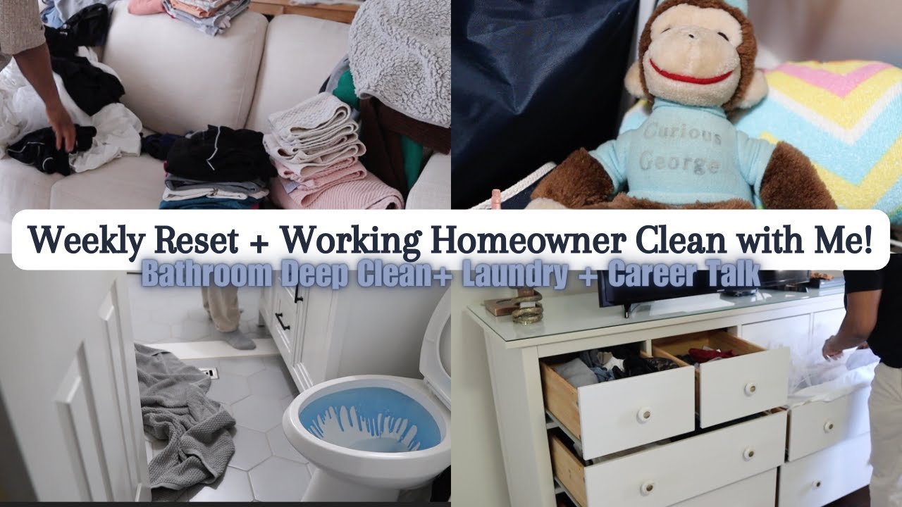 Weekly Reset | Busy Homeowner Clean with Me! | Cleaning Motivation 🧹 ...